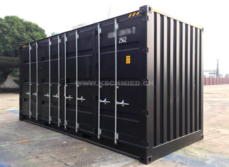 20' HIGH CUBE SIDE DOOR shipping container, NEW/as good as new - K ...