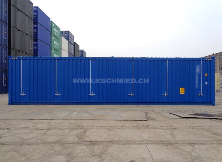 40' High Cube HARD TOP sea container, STEEL FLOOR, NEW/One-way - K ...