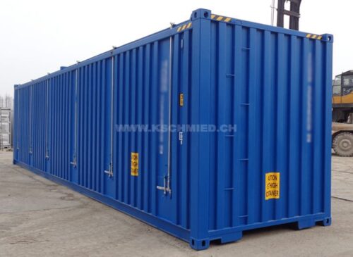 40' High Cube HARD TOP sea container, STEEL FLOOR, NEW/One-way - K ...