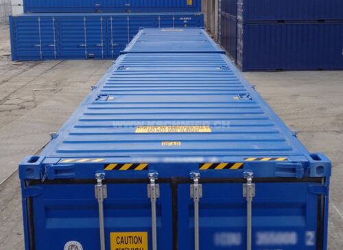 40' High Cube HARD TOP sea container, STEEL FLOOR, NEW/One-way - K ...