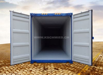40' High Cube HARD TOP sea container, STEEL FLOOR, NEW/One-way - K ...