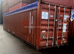40' OPEN TOP sea container, used - K. Schmied AG - Transporte ...