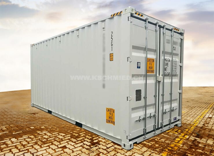 20' High Cube Box sea container, for movers, NEW/as new - K. Schmied AG ...